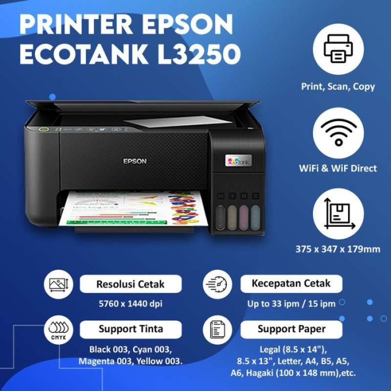 Jual Printer Epson L3250 Wifi Print Scan Copy di Seller Orbit Computer - Pleburan, Kota Semarang ...