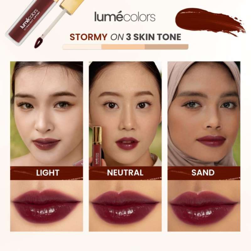 Promo Lumecolors Ultralight Liptint 6.6ml Lume Lip Tint Gloss Stain ...