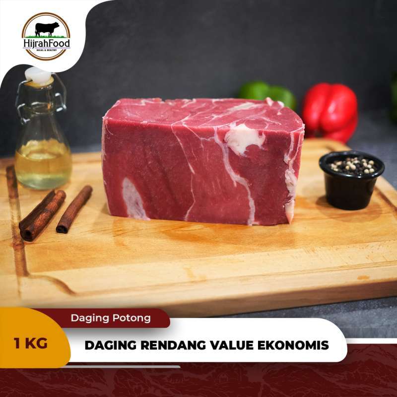 Promo Daging Rendang Value Ekonomis Beef Rendang Utuh 1 Kg Diskon