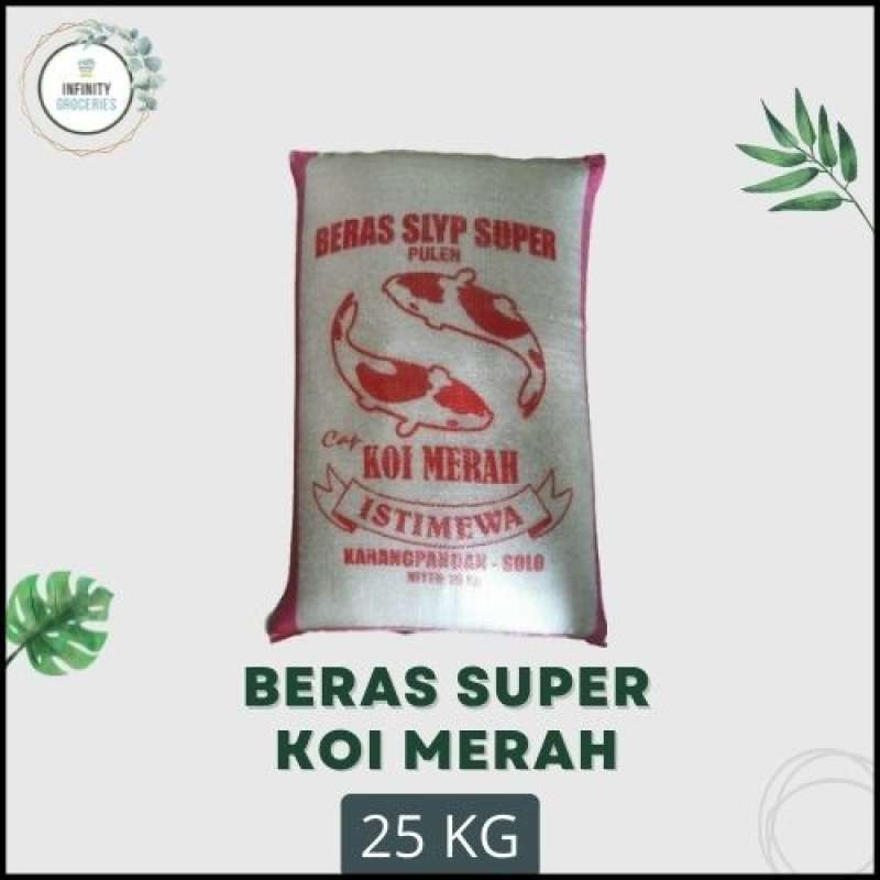 Promo BERAS KOI MERAH PREMIUM 25 KG Diskon 33% di Seller VIRGO STOREE ...