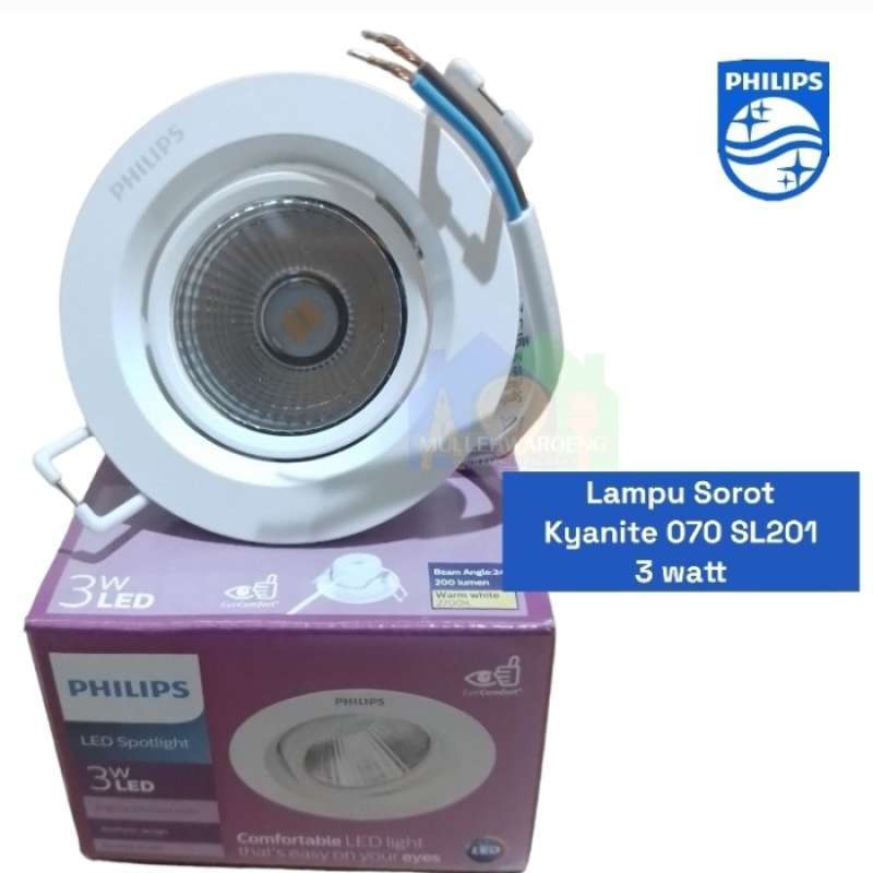 Promo Philips Kyanite 070 Sl201 3w Lampu Sorot Inbow Led Recessed Spot ...