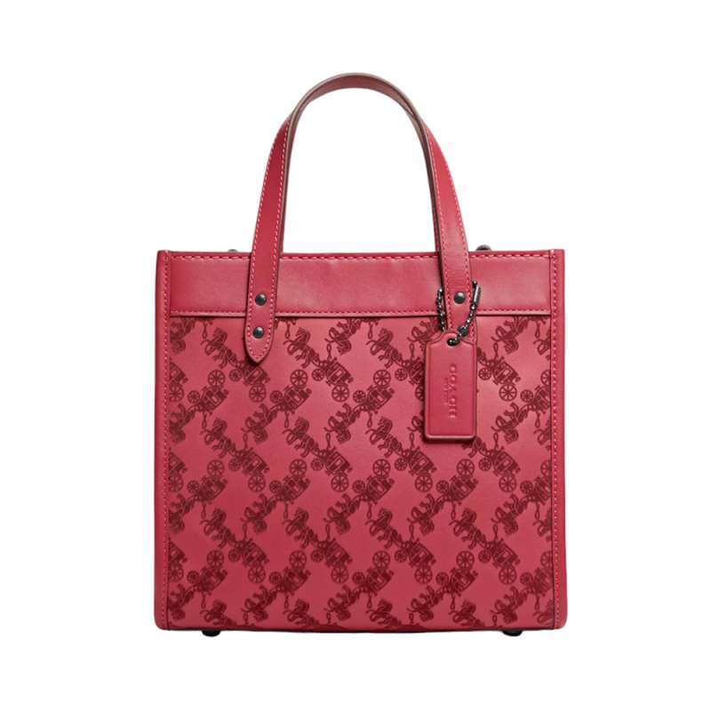 Promo Coach Field Tote 22 With Horse And Carriage Rouge Diskon 30% di ...