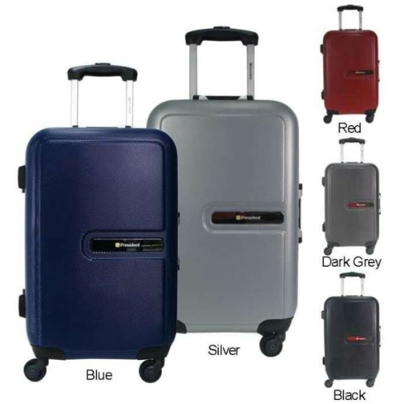 Promo New Tas Koper President 20 Inch Kabin Fiber Hardcase - Abu-abu ...