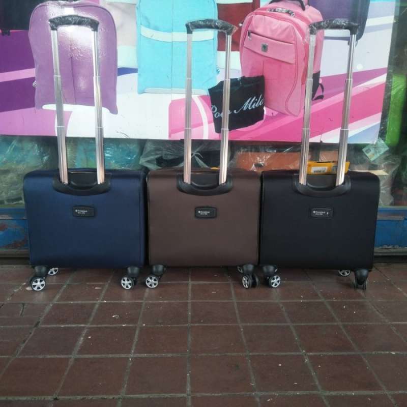 Promo Baru Koper Cabin President 18 Inch Pilot Style - Coklat Diskon 9% ...