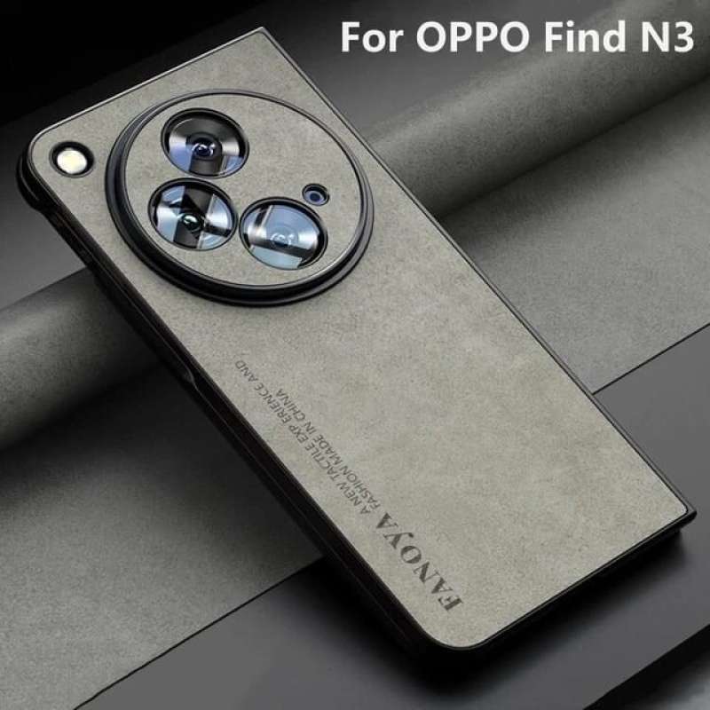 Promo Fanoya Case Casing Oppo Find N3 Premium Nappa Leather - Hitam ...