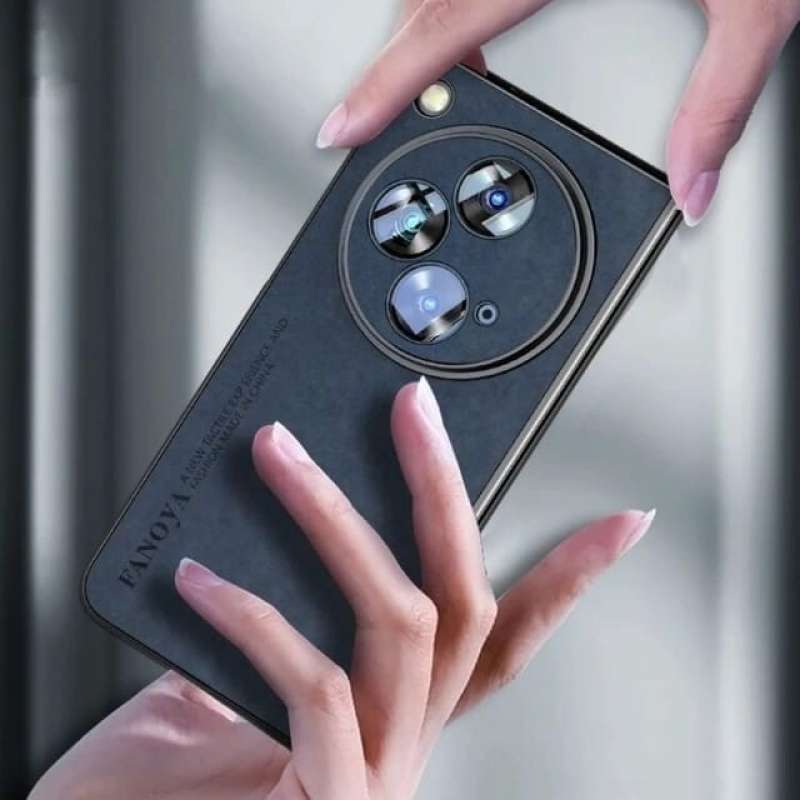 Promo Fanoya Case Casing Oppo Find N3 Premium Nappa Leather - Hitam ...