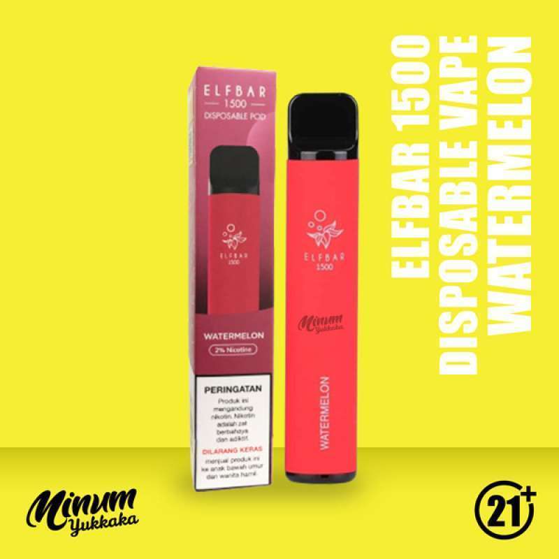 Jual Elfbar 1500 Disposable Vape Watermelon Di Seller Minum Yuk Kaka ...