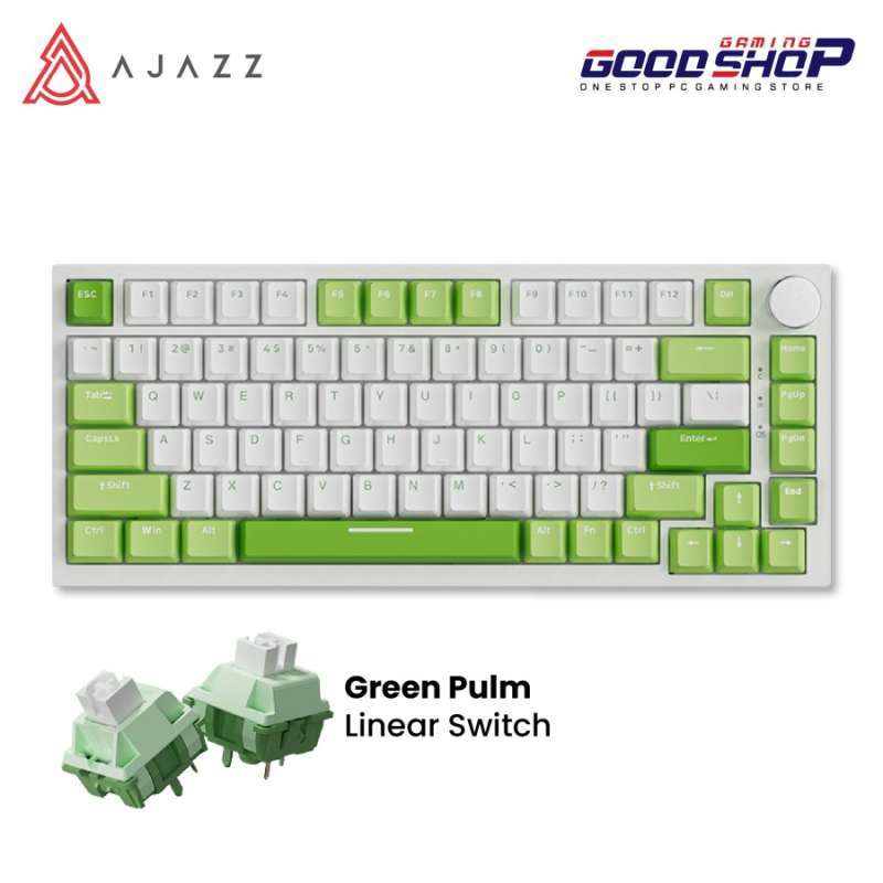 Jual Ajazz Ak820 GTS 75% Gasket Mounted - Mechanical Keyboard - Green Pulm di Seller GOOD GAMING ...