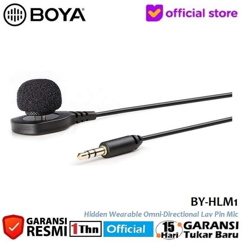 Promo BOYA BY-HLM1 HIDDEN WEARABLE OMNI-DIRECTIONAL LAPEL PIN ...