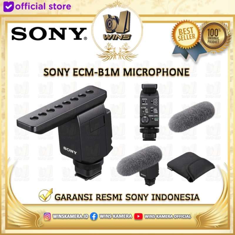 Promo SONY ECM-B1M MICROPHONE GARANSI RESMI SONY INDONESIA - Diskon 50% ...