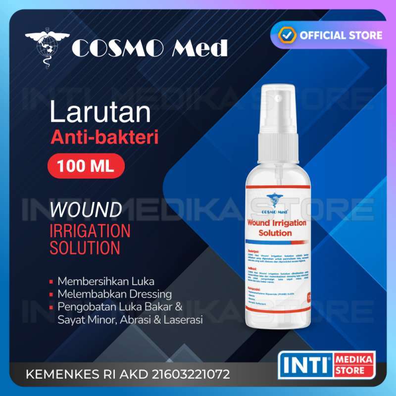 Promo COSMO MED - Pembersih Luka WOUND IRRIGATION SOLUTION | Cairan Steril P3K - 100ml Diskon 40 ...