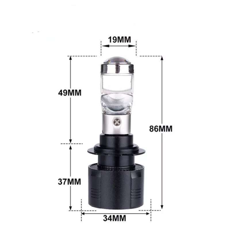 Promo Super Mini Projector Led Motor H4 H6 M8 Sinar Terang - WARM WHITE ...