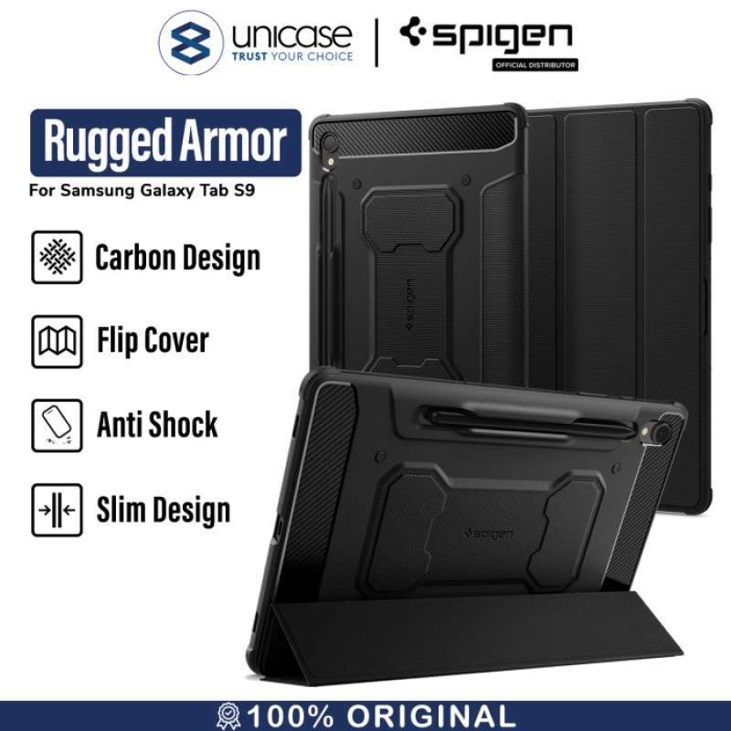 Promo CASE GALAXY TAB S9 ULTRA PLUS SPIGEN RUGGED ARMOR PRO CASING ...