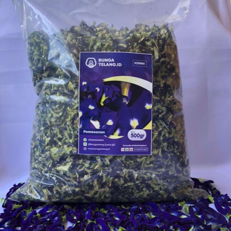 Jual Bunga Telang Kering - 500gram Di Seller Bunga Telang Id ...