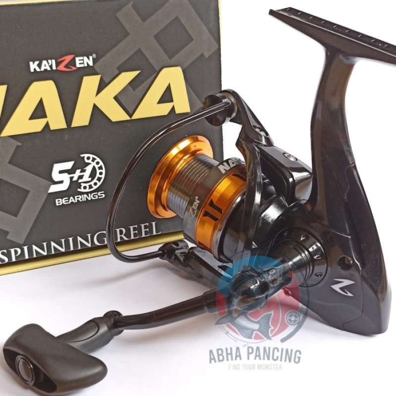 Promo SALE REEL KAIZEN NAKA POWER HANDLE 5+1 BEARING UKURAN SPINNING RIL PANCING - 1000 Diskon ...