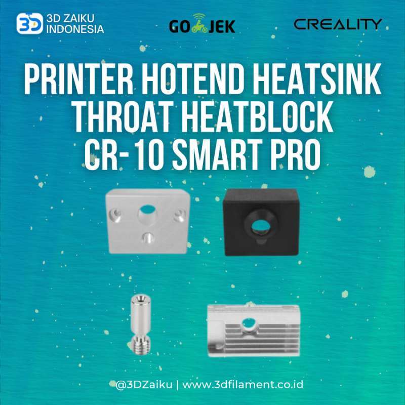 Jual Creality CR-10 Smart Pro 3D Printer Hotend Heatsink Throat ...