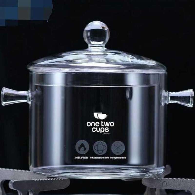 Jual Panci Kaca Glass Cooking Pot Tahan Panas 16cm YWJ-1265 Panci ...