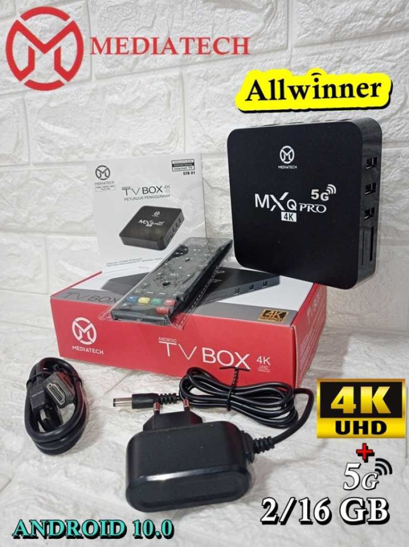 Jual New Mediatech Tv Box Mxq Pro 4k R3229 Android 7.1.2 Os Nougat New - 2 Gb / 16 Gb Di Seller ...