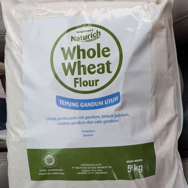 Promo NATURICH WHOLE WHEAT FLOUR 5KG / TEPUNG GANDUM UTUH BOGASARI ...