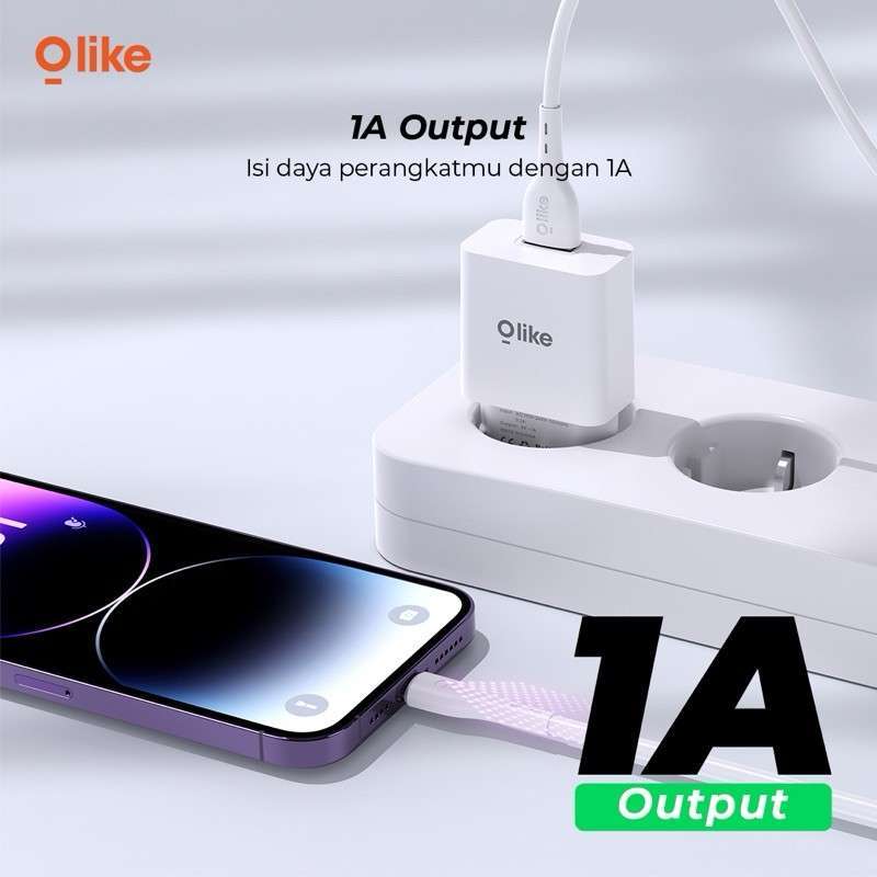 Promo Olike C111 Charger Adaptor 5V - 1A USB Port Safe Charging Adapter ...