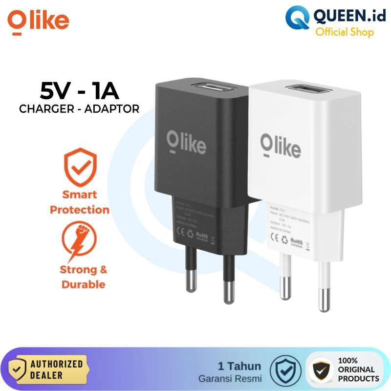 Promo Olike C111 Charger Adaptor 5V - 1A USB Port Safe Charging Adapter ...