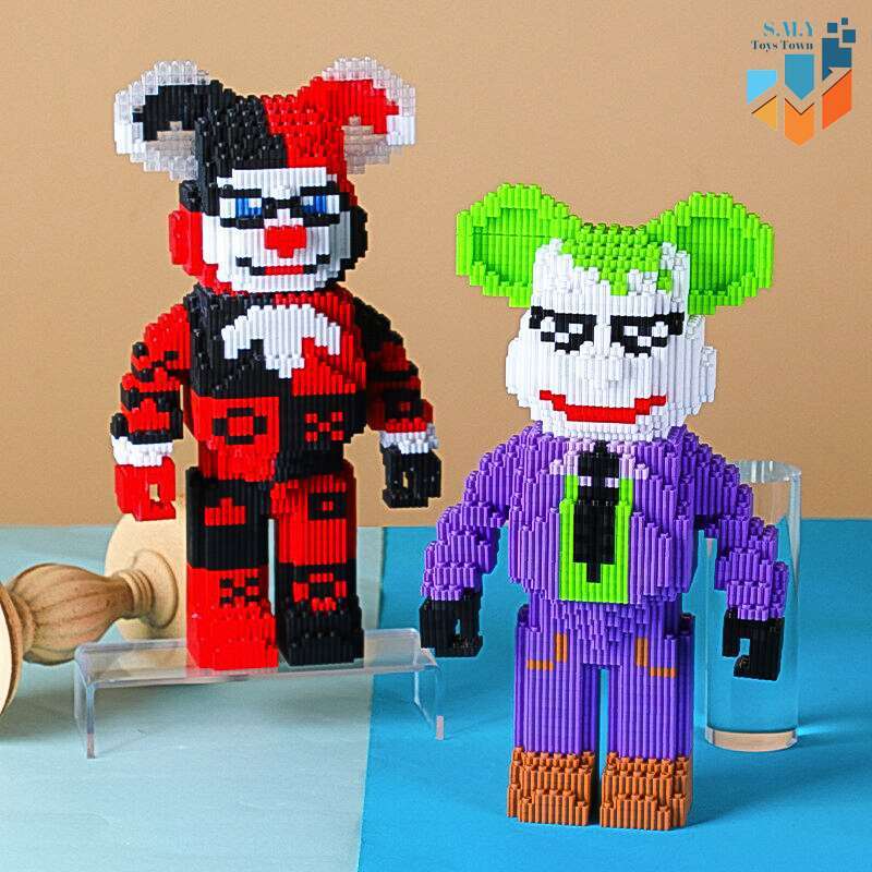 Promo Smy Nano Blocks Violent Bear 3d Model, Mainan Blok Susun, Blok ...