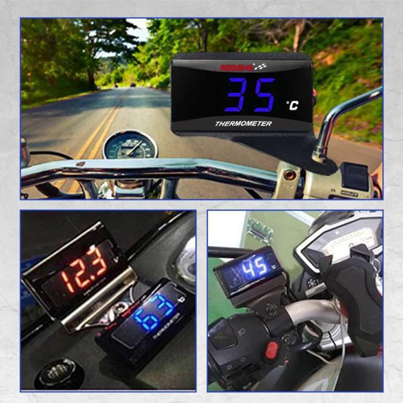 Promo Termometer Digital Pengukur Suhu Air Radiator Mesin Motor LC135 ...