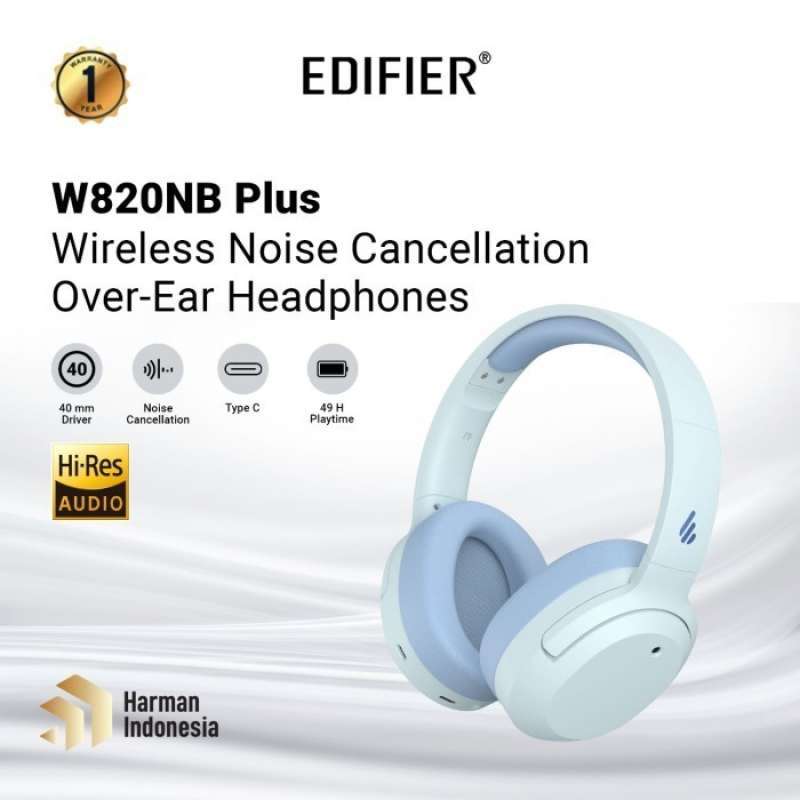 Promo Terbaik Edifier W820Nb Plus - Wireless Noise Cancellation Over ...