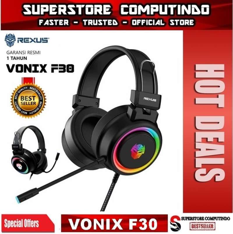 Promo Rexus Vonix F30 - Gaming Headset Diskon 9% di Seller SAFKA STORE ...