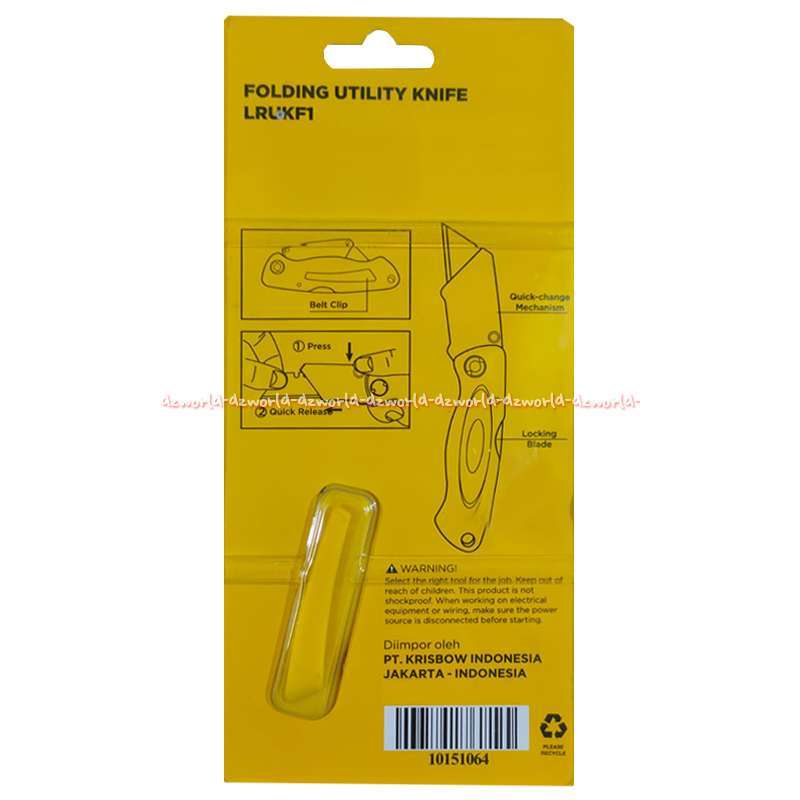 Jual Krisbow Folding Utility Knife Pisau Cutter Lipat Praktis Warna ...