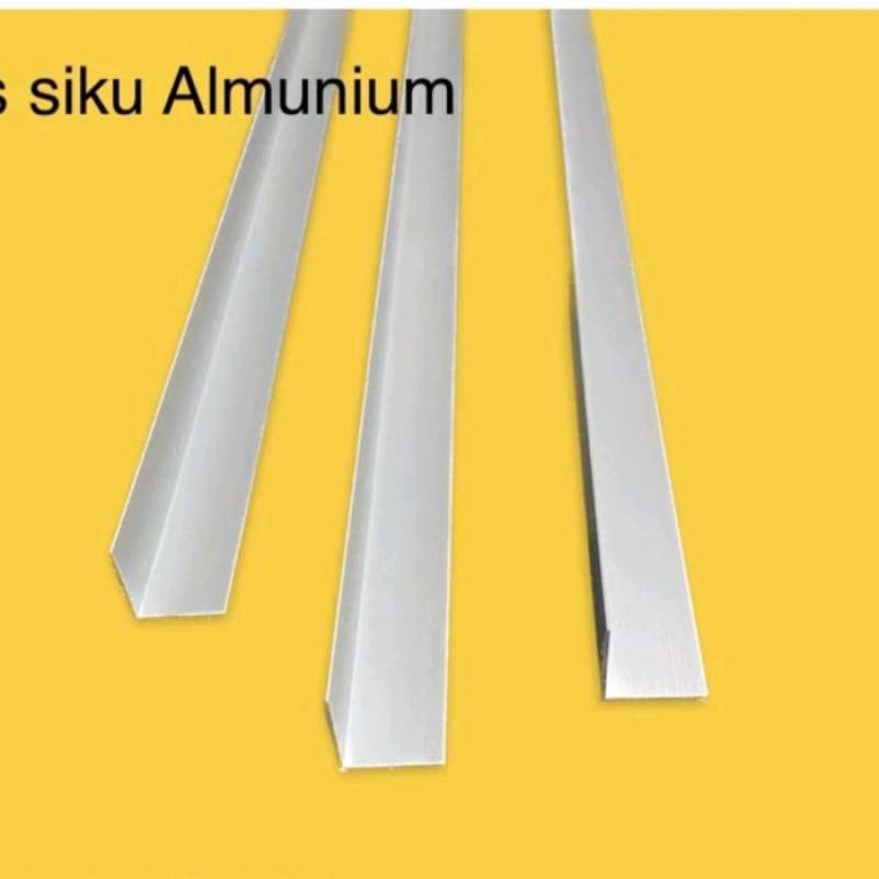 Jual List Lis Siku Alumunium Sisi Meja Etalase Rak 1x1 2x2 3x3 Cm Per ...