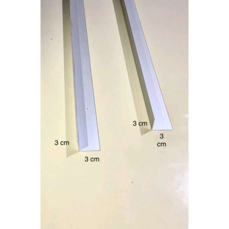 Promo List Lis Siku Alumunium Sisi Meja Etalase Rak 1x1 2x2 3x3 Cm Per ...