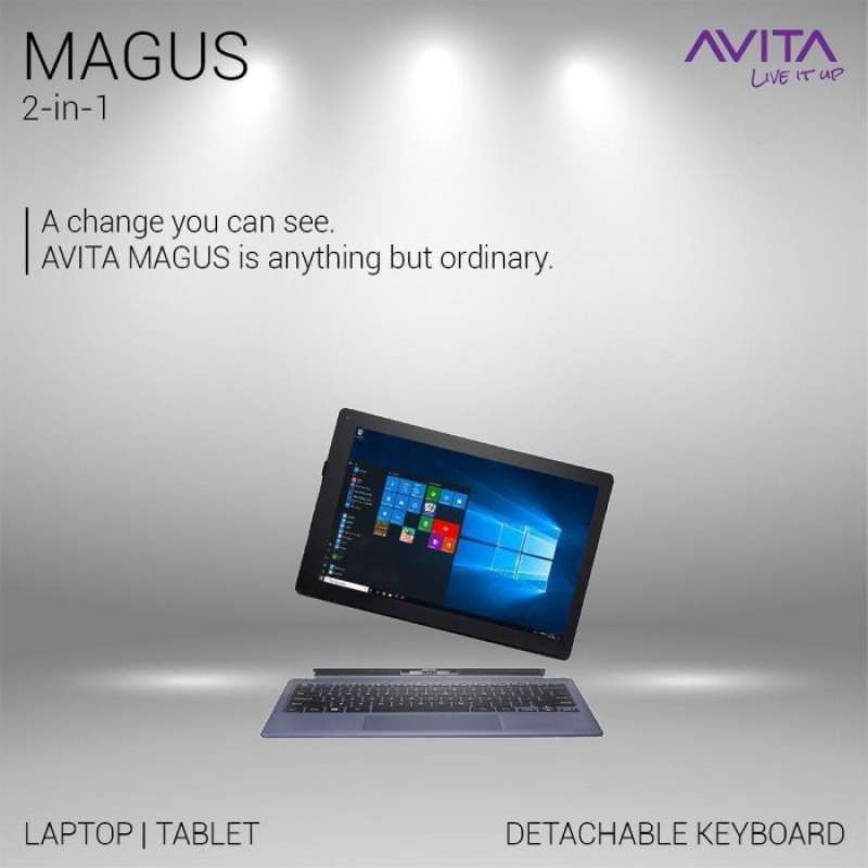 Jual Avita Magus 4GB/128GB Emmc Laptop/Tablet 2in1 di Seller Agres ID ...