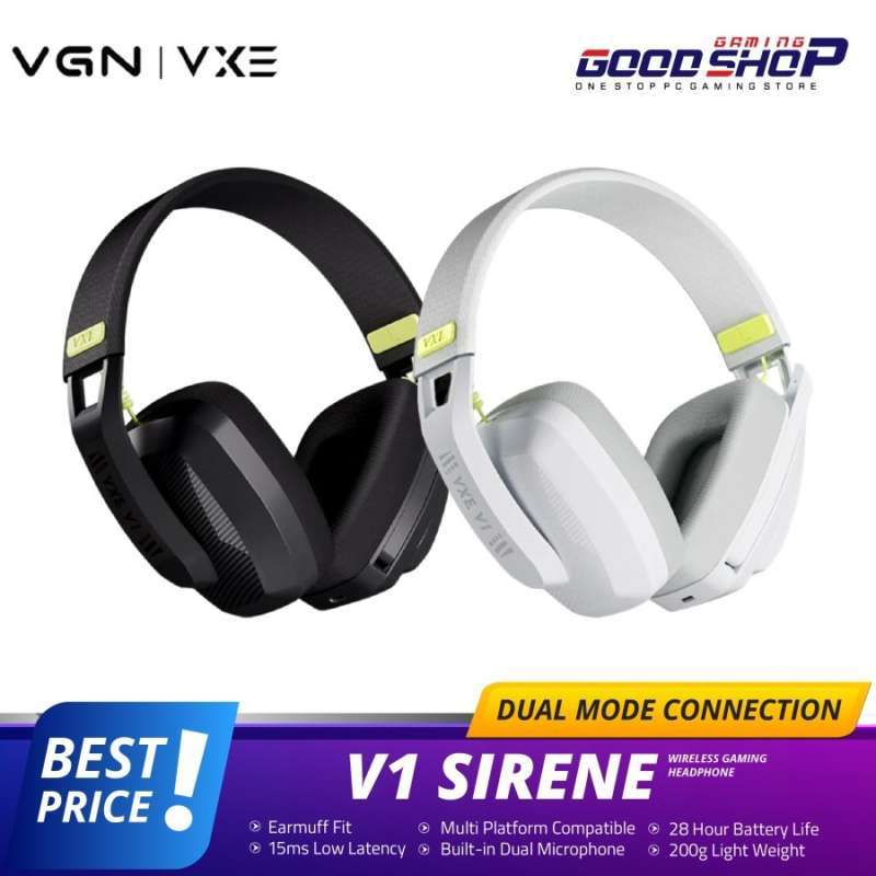 Jual Vgn Vxe V1 Sirene Wireless Gaming Headset Di Seller Good Gaming ...
