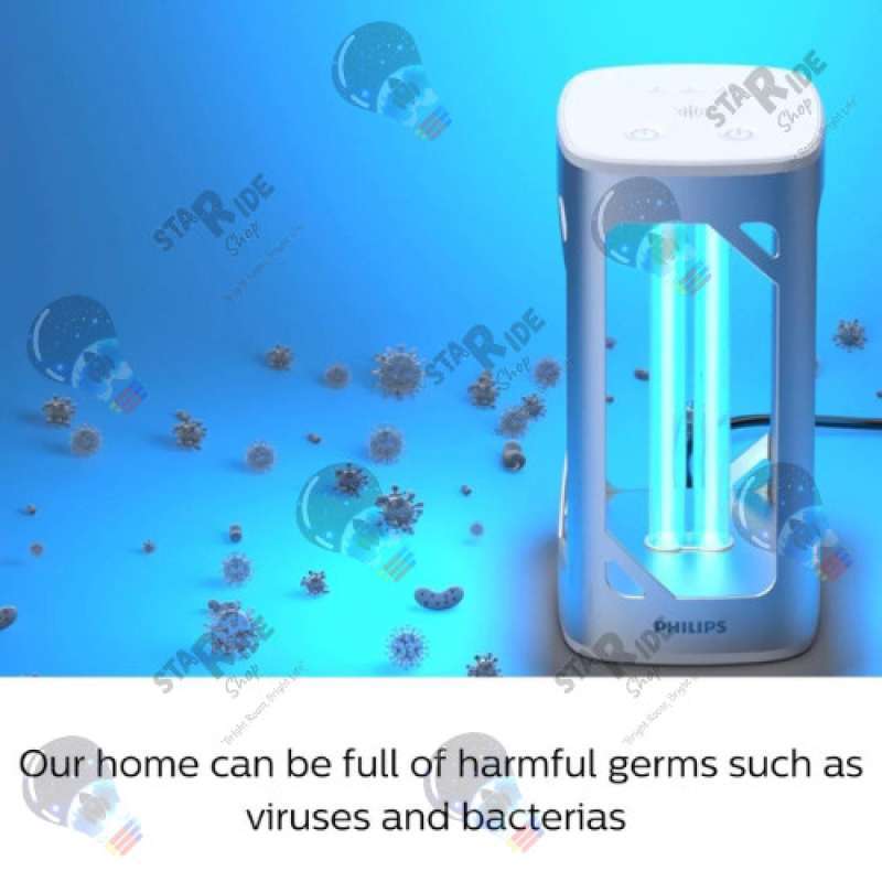 Promo Philips Lampu Sinar UV-C UVC Disinfection Desk Lamp Sterilizer Steril - Silver Multicolor ...