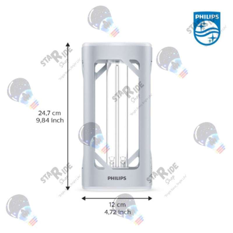Promo Philips Lampu Sinar UV-C UVC Disinfection Desk Lamp Sterilizer Steril - Silver Multicolor ...