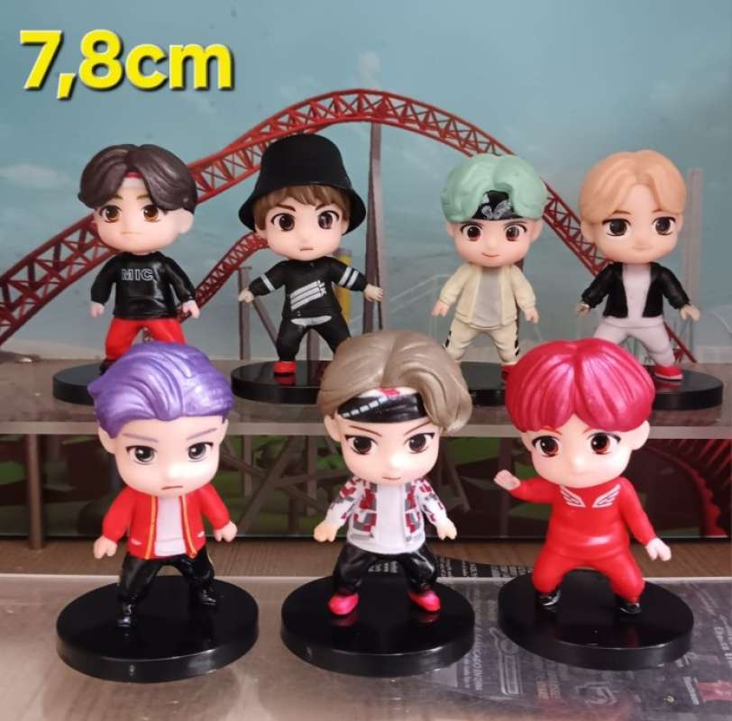 Promo Mini Figure BTS Tiny Tan MIC DROP set isi 7 pcs Diskon 9% di Seller Alenila Store ...