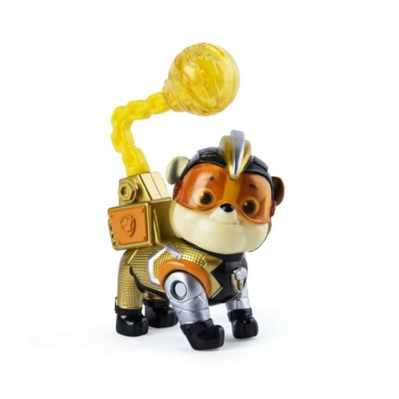 Promo Paw Patrol Mighty Pups Super Paws Rubble Action Figure ...