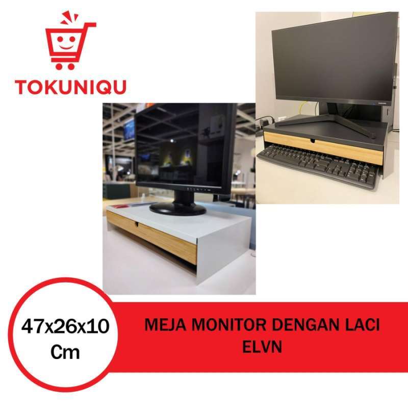 Jual Rak Meja Laptop Komputer,Meja Monitor Dengan Laci,Desktop Storage ...