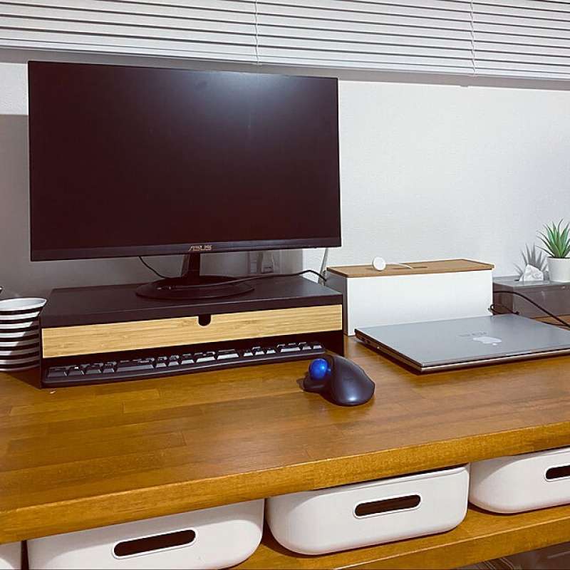 Jual Rak Meja Laptop Komputer,Meja Monitor Dengan Laci,Desktop Storage ...