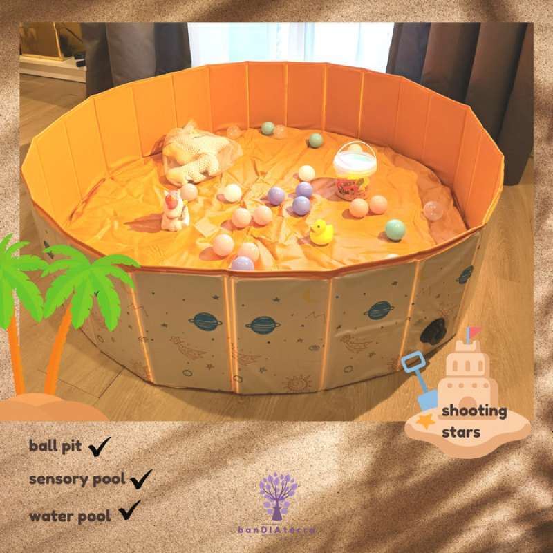 Promo Bandiaterra Large Foldable Sensory Playground Pool / Kolam Lipat ...