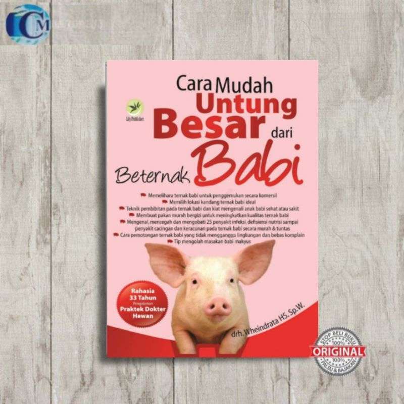 Jual Buku Cara Mudah Untung Besar Dari Beternak Babi di Seller Cerdas ...