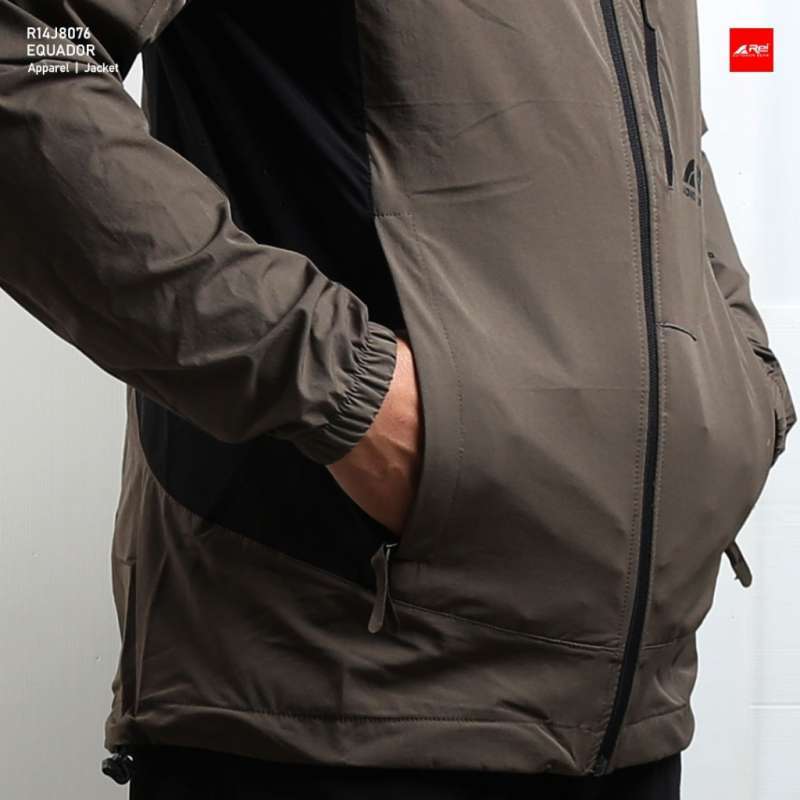 Jual Jaket Gunung Pria Equador Arei Outdoorgear - M ABU TUA di Seller ...