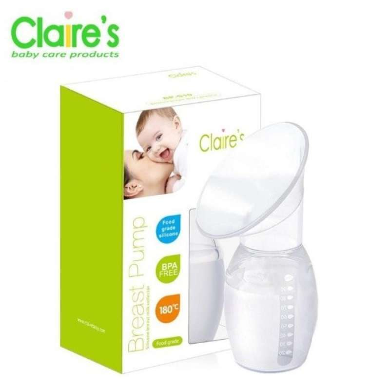 Promo CLAIRE'S Silicone Breast Milk Collector BP-S10 Manual Pump Diskon ...