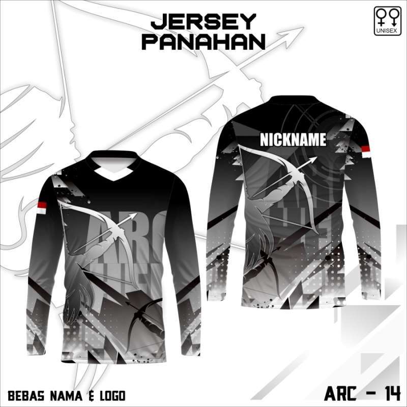 Promo Jersey Panahan Kaos Baju Archery Olahraga Lengan Panjang - Xl ...