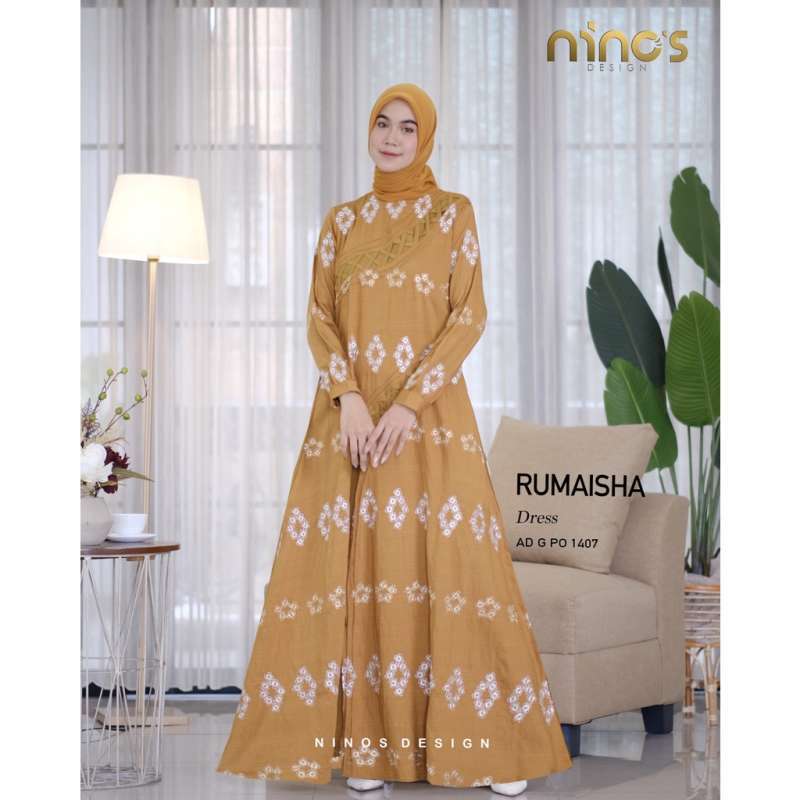 Promo RUMAISHA DRESS BY NINOS DESIGN - TERRACOTTA Diskon 34% di Seller ...