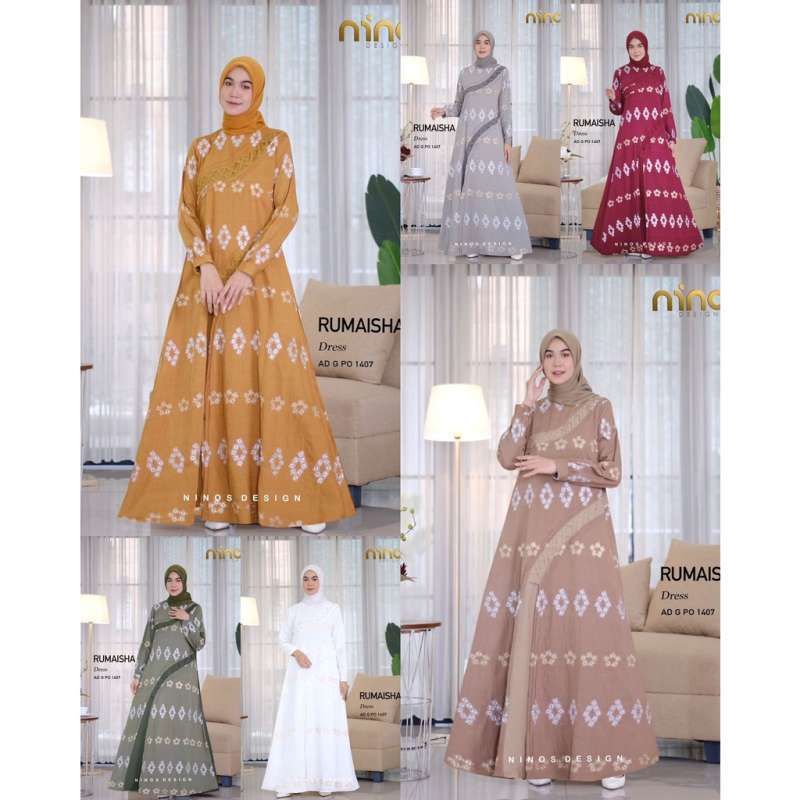 Promo RUMAISHA DRESS BY NINOS DESIGN - TERRACOTTA Diskon 34% di Seller ...