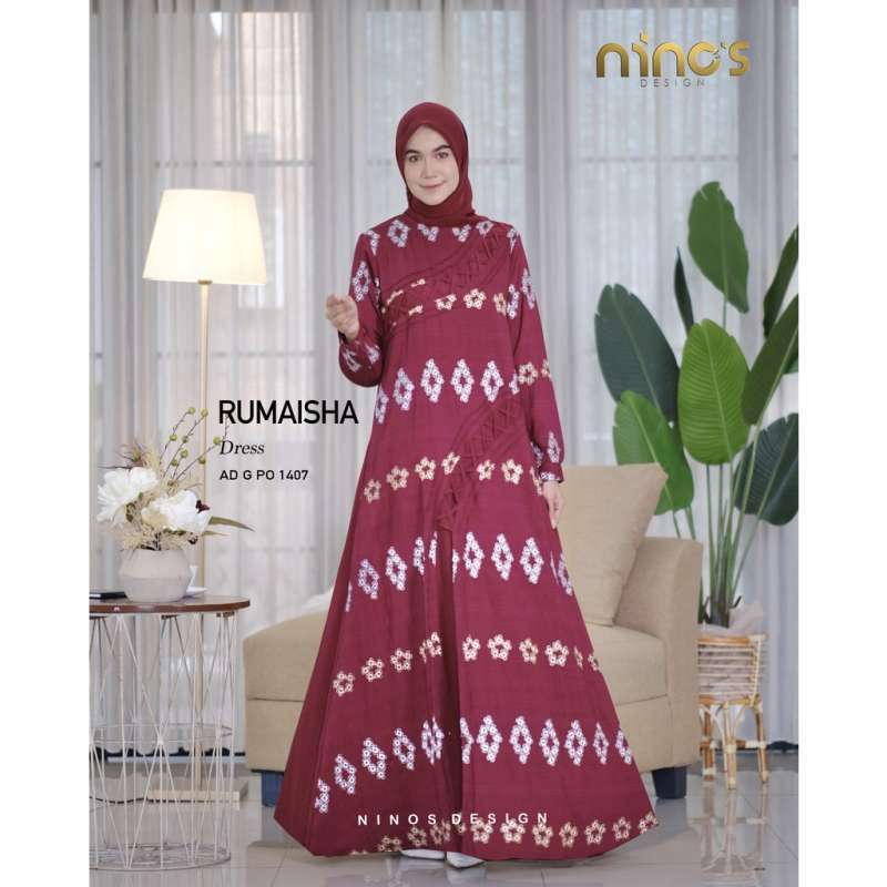 Promo RUMAISHA DRESS BY NINOS DESIGN - TERRACOTTA Diskon 34% di Seller ...