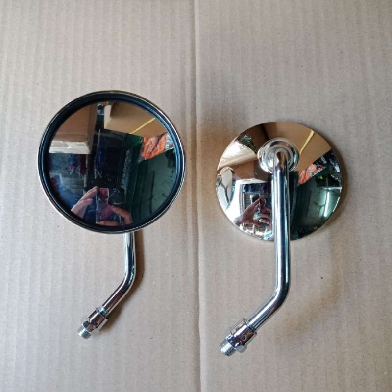 Promo spion bulat model vespa tiang pendek kaca cembung Diskon 9% di ...