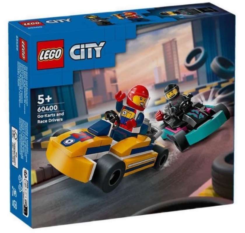 Jual LEGO Original CITY 60400 Go-Karts and Race Drivers di Seller iBos ...